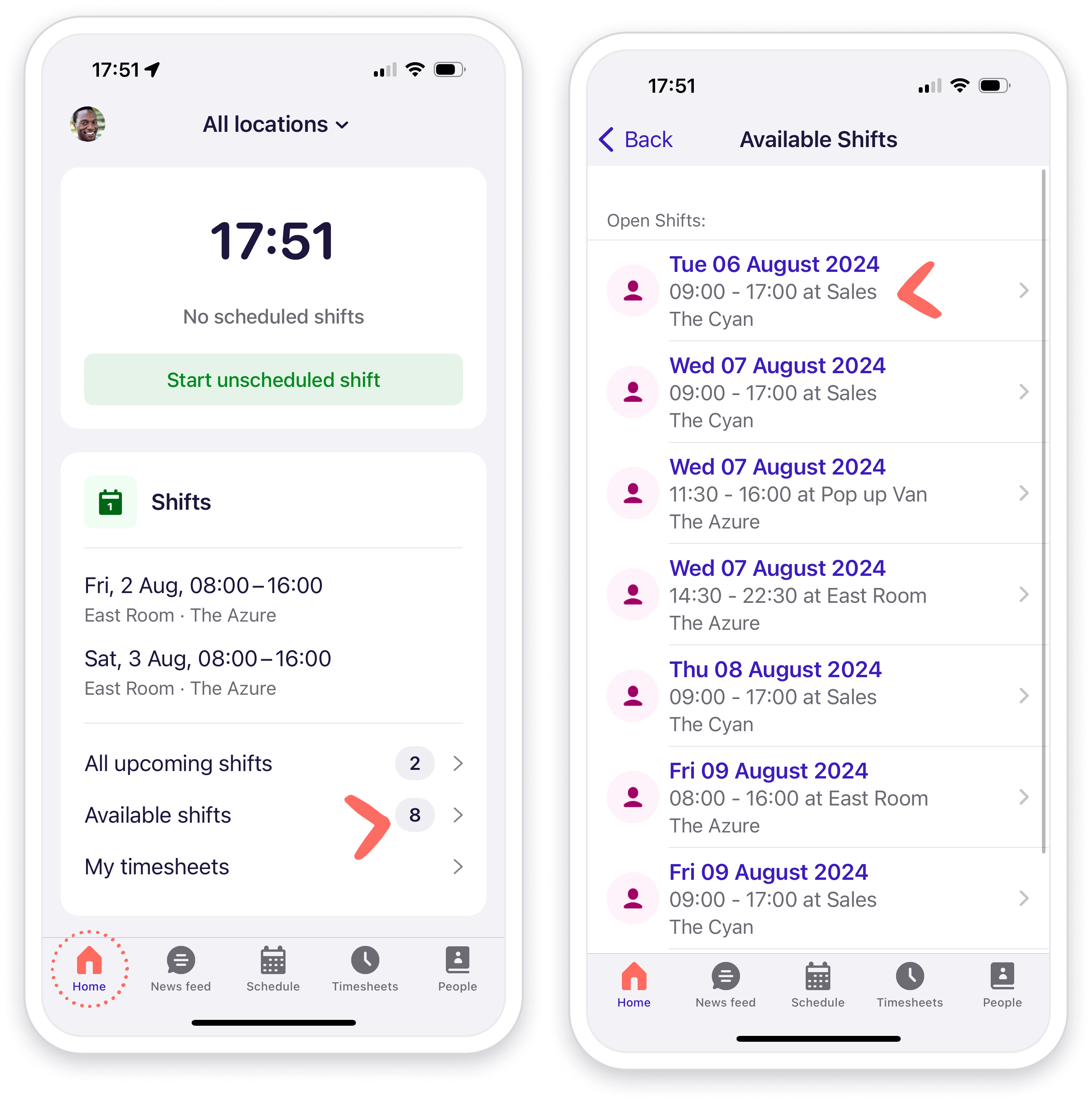 Open shifts – Deputy Help Center