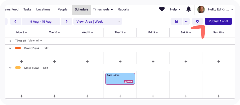 Open shifts – Deputy Help Center