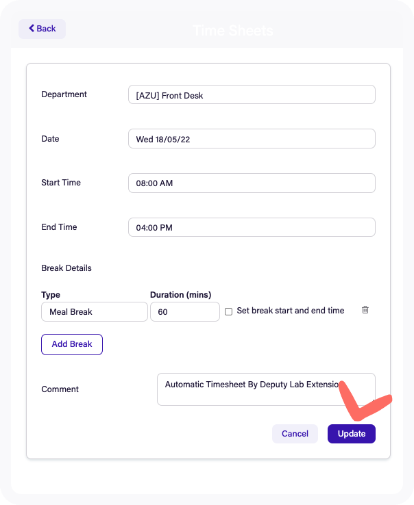 Can I Check Or Change My Own Timesheet In Deputy Deputy Help Center