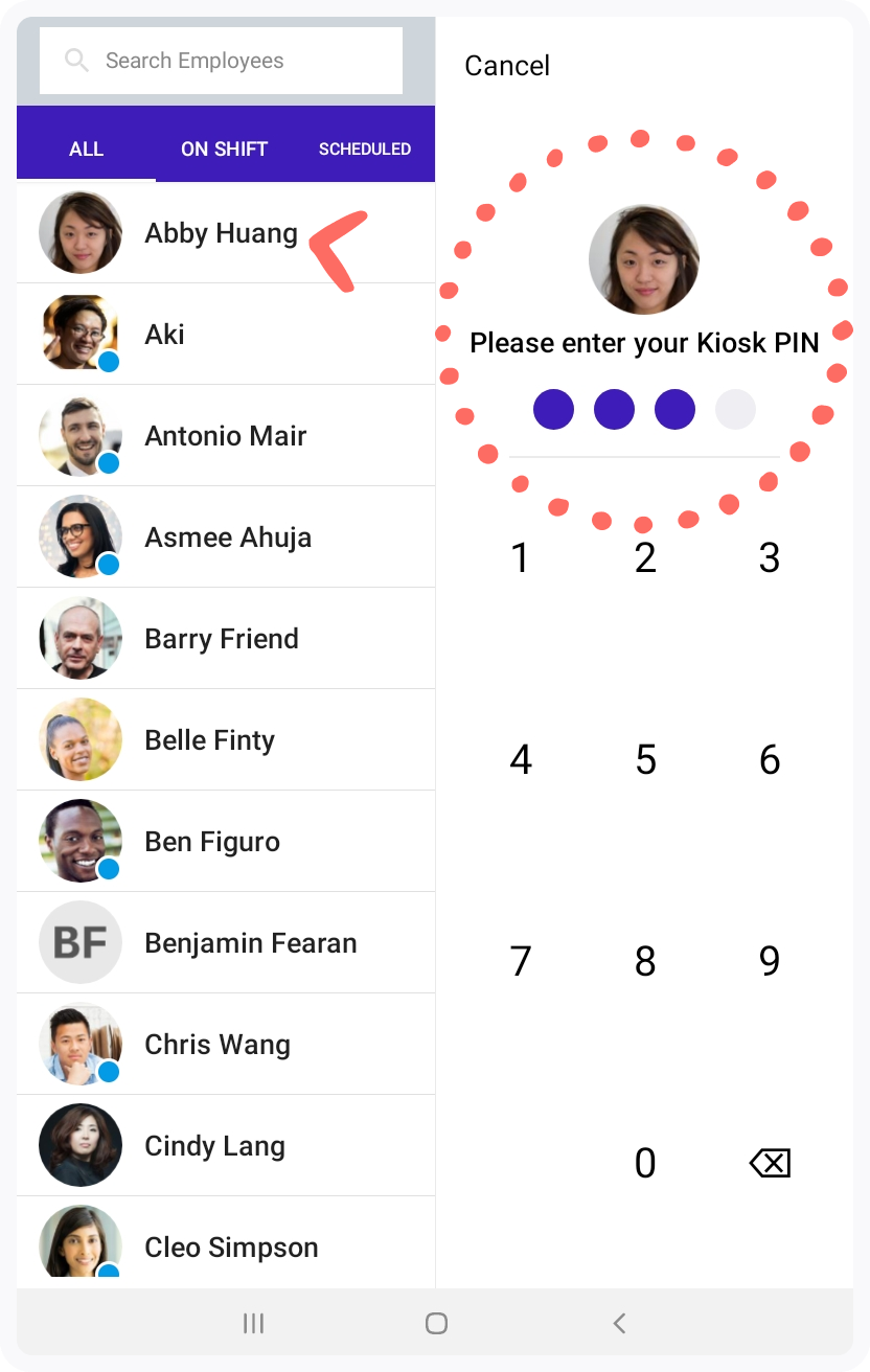 Touchless clock in with Deputy Time Clock for Android – Deputy Help Center