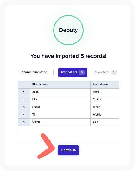 Bulk import or bulk update team member data – Deputy Help Center