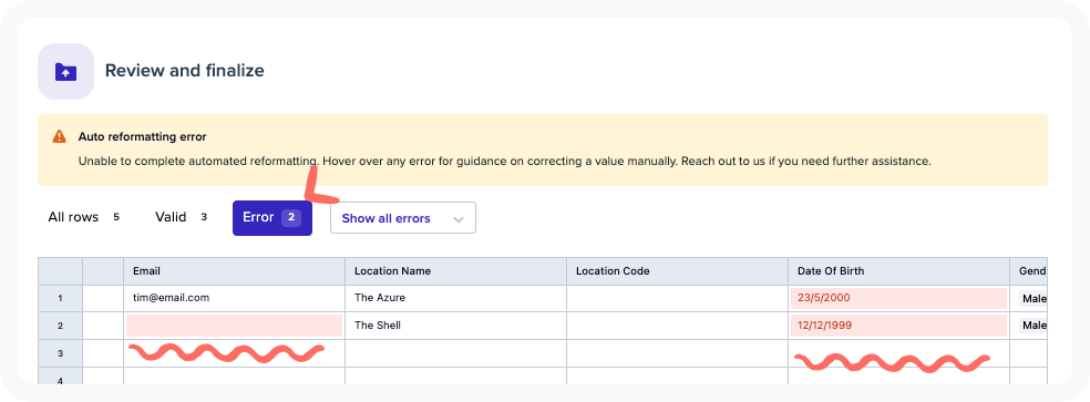 Bulk import or bulk update team member data – Deputy Help Center