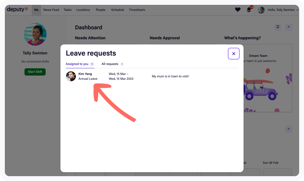 How to approve and decline leave requests (UK only) – Deputy Help Center