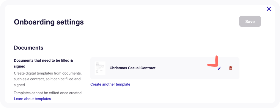 Managing signature templates to send documents to team members for ...