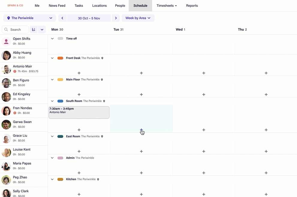 Set a team member's regular working hours – Deputy Help Center