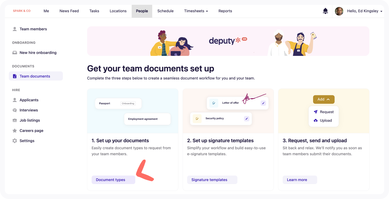 Setting up document types – Deputy Help Center Setting up document types – Deputy Help Center