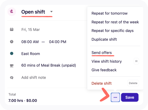 Open shifts – Deputy Help Center