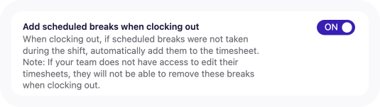 Break planning – Deputy Help Center