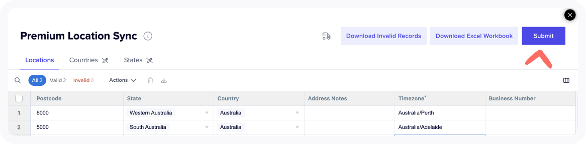 Bulk import or update of locations and areas – Deputy Help Center